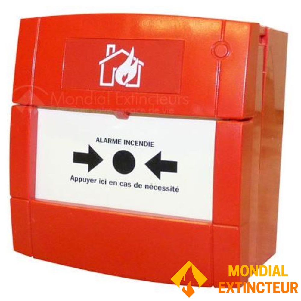 Déclencheur manuel rouge NO/NF