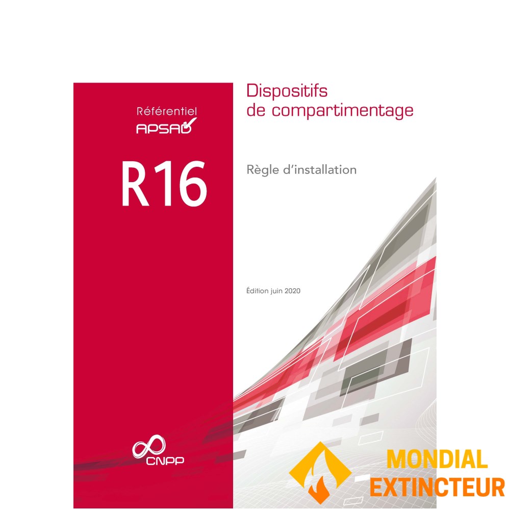 Référentiel APSAD - Règle R16