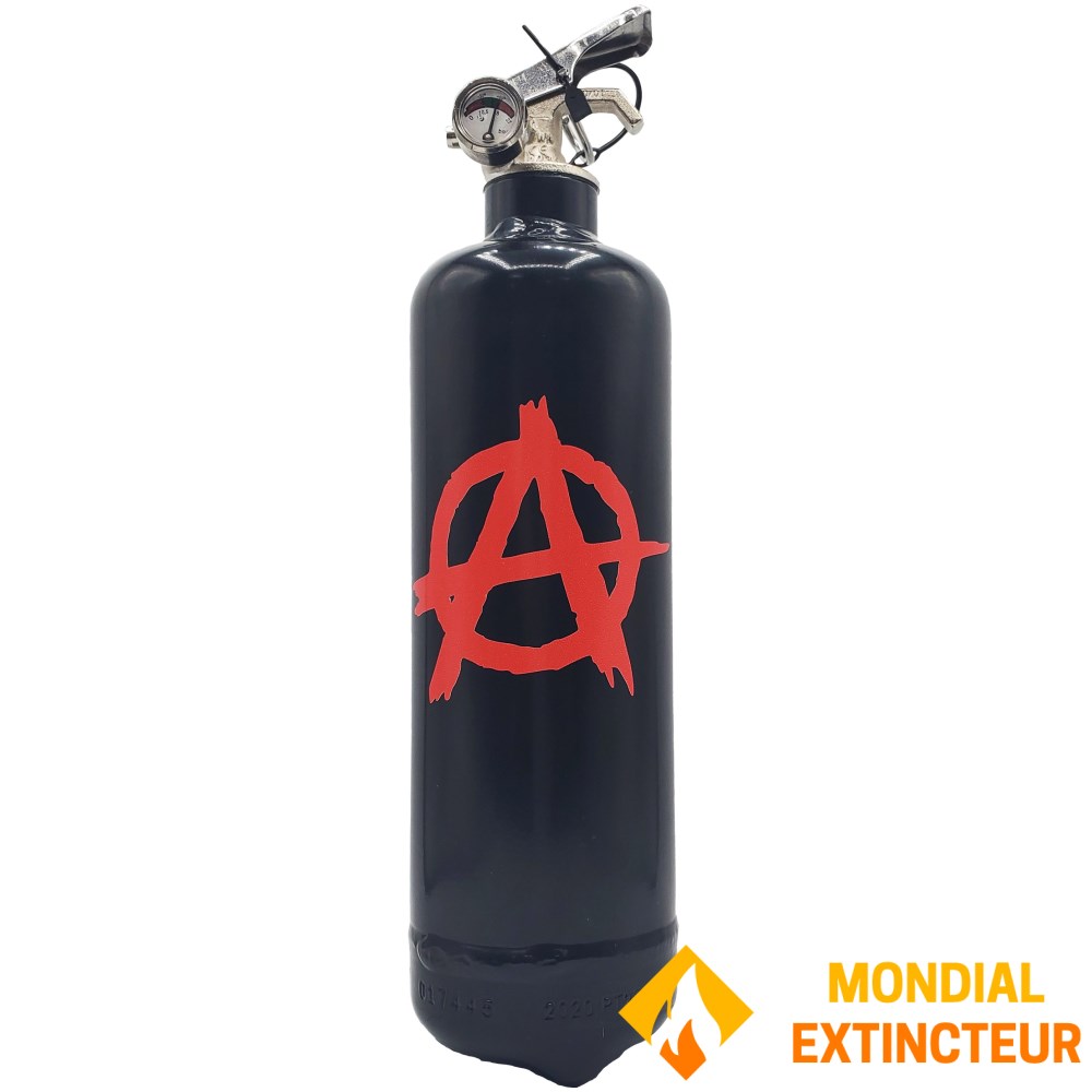 Extincteur Design "ANARCHY NOIR"