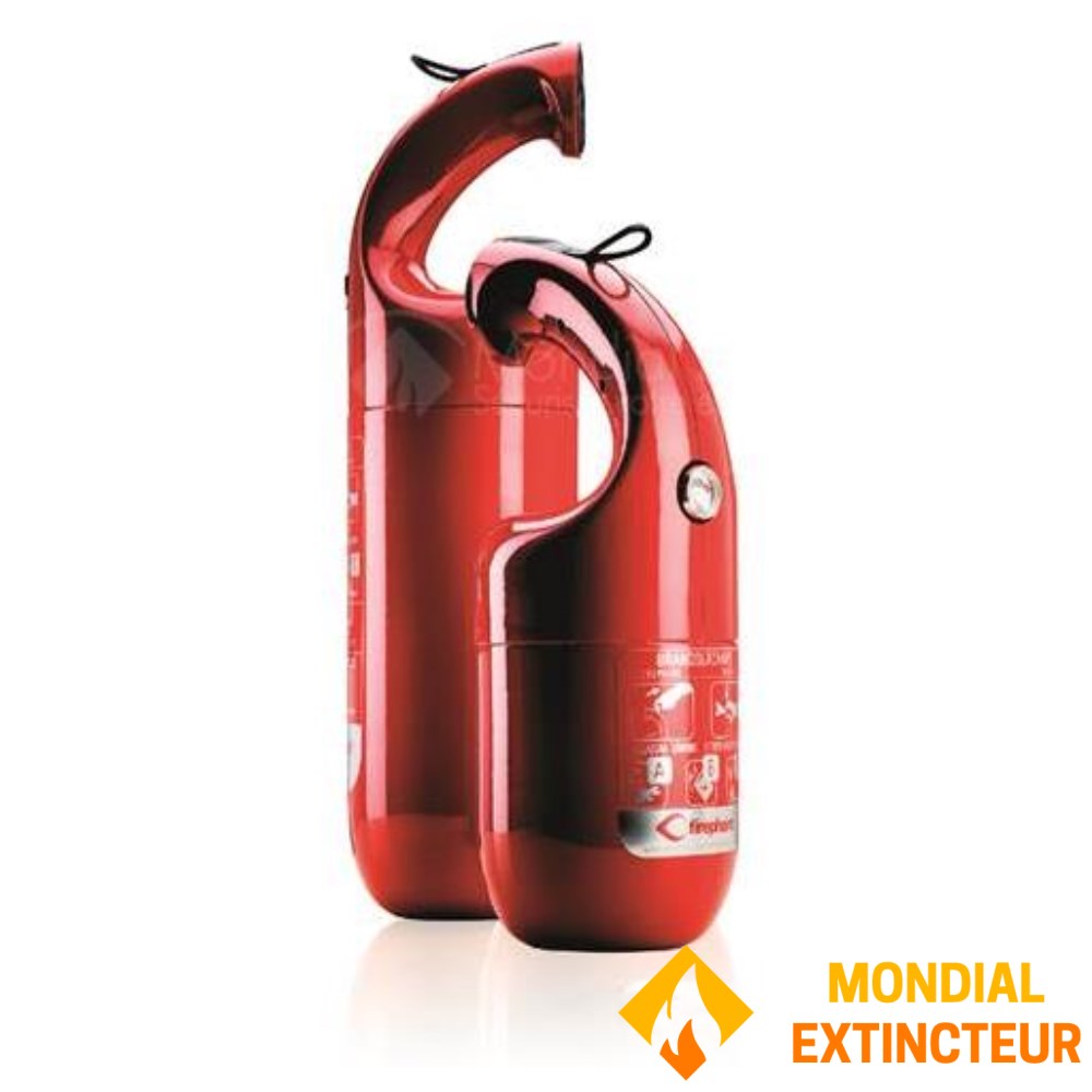 Extincteur à poudre ultra design certifié CE-EN3 capacité 2 Kg