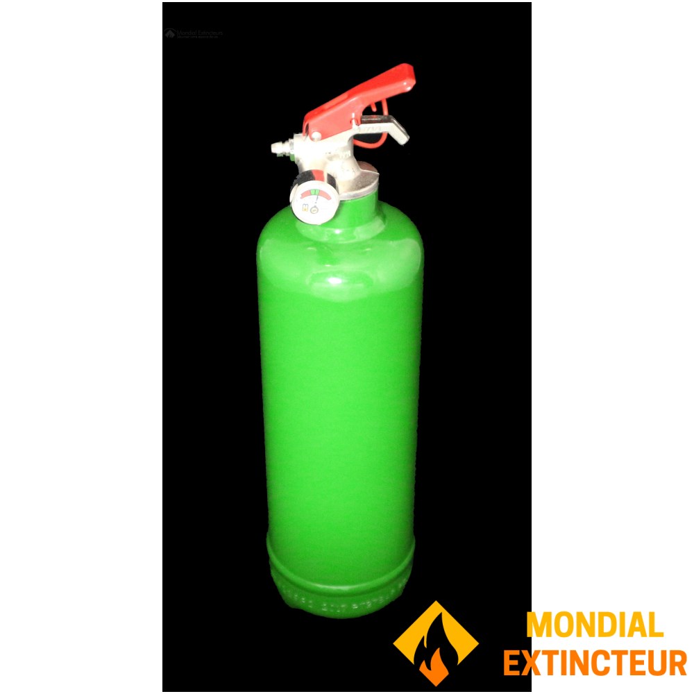 Extincteur "Original" couleur vert à poudre ABC capacité 1 Kg