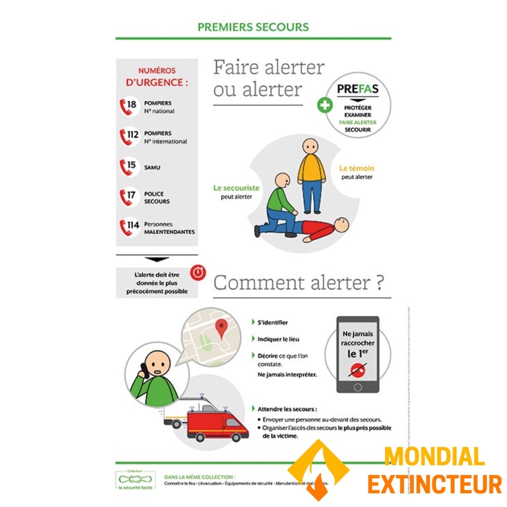 Support formation – Premiers secours : faire alerter