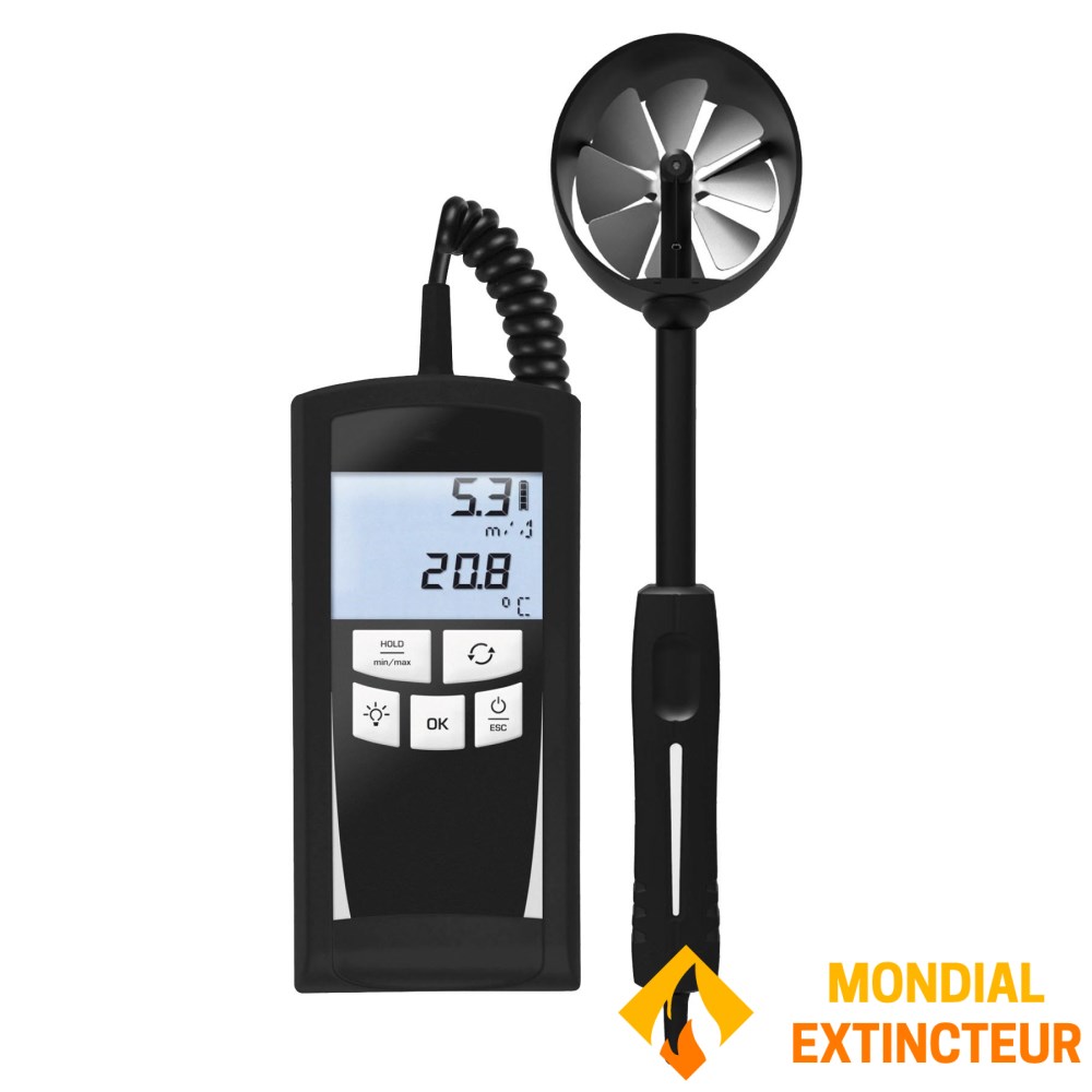 Anémomètre à hélice de 100 mm