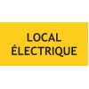 Panneau local électrique – L.200 x H.100 mm