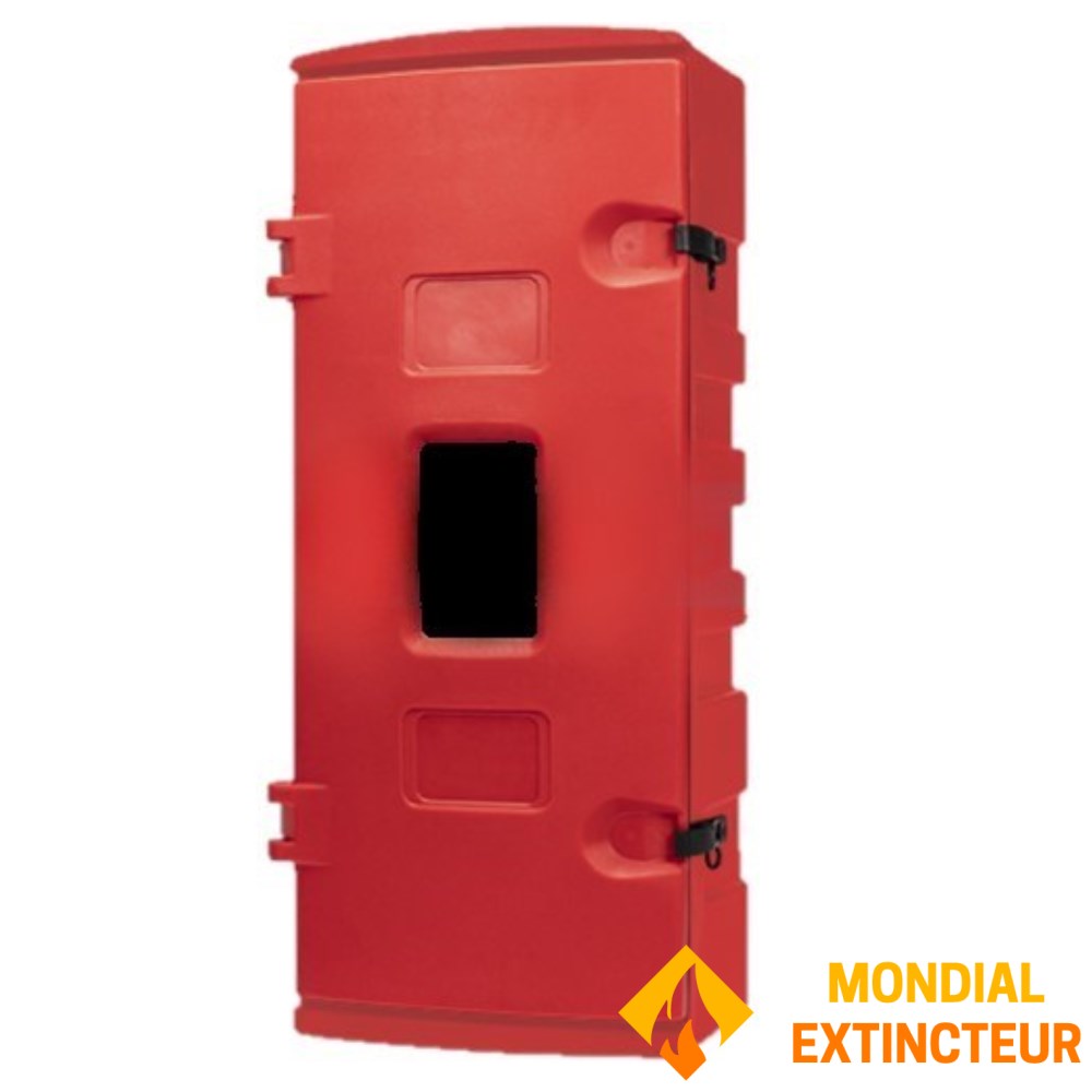 Coffret Rouge pour extincteur 5Kg CO2