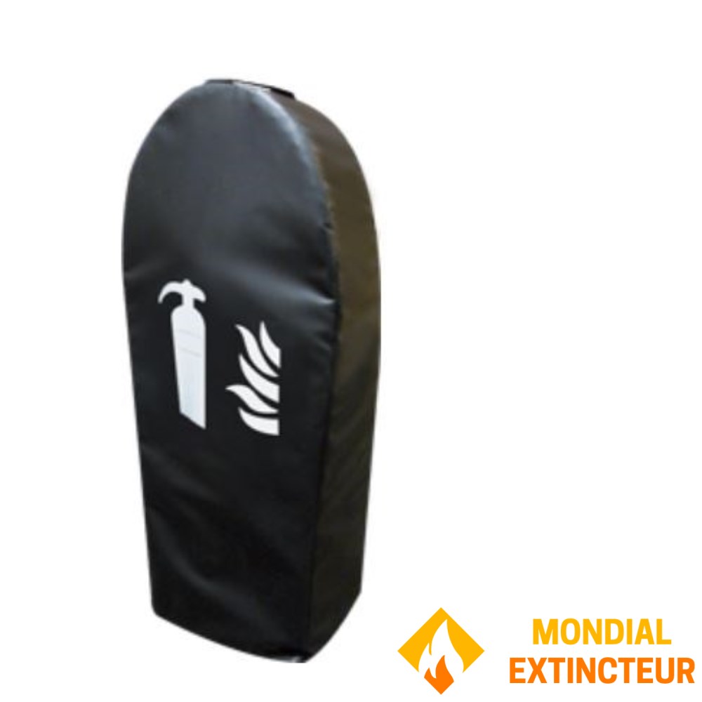 Housse Hybride NOIRE pour extincteur 6 litres à Pression Auxiliaire