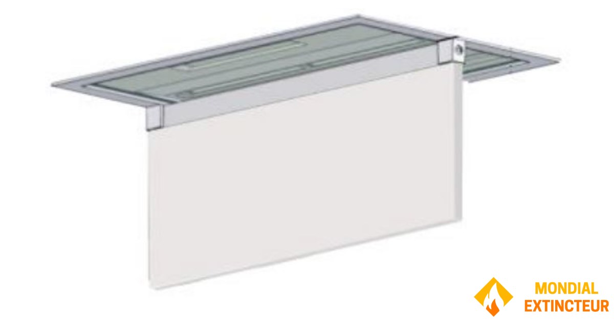 Ceiling or wall-mounted label holder Model "TOLEDO"