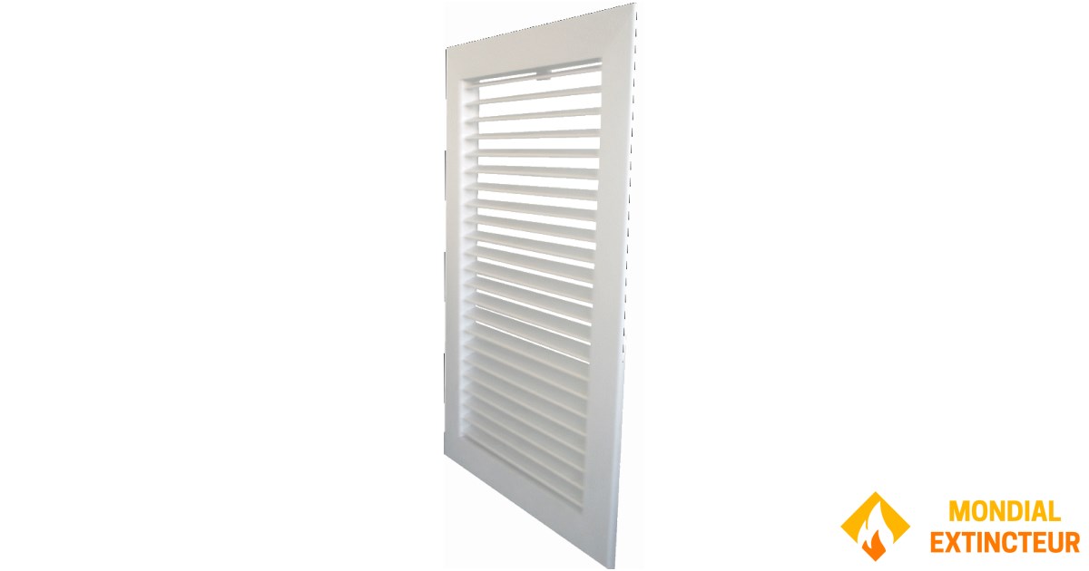 Cladding grille for smoke extraction dampers 40 x 63 cm