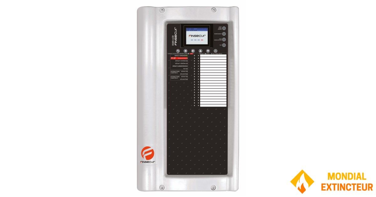 Finesecur Égée LCD residential smoke control panel