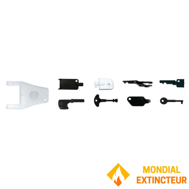 Reset key kit for manual releases