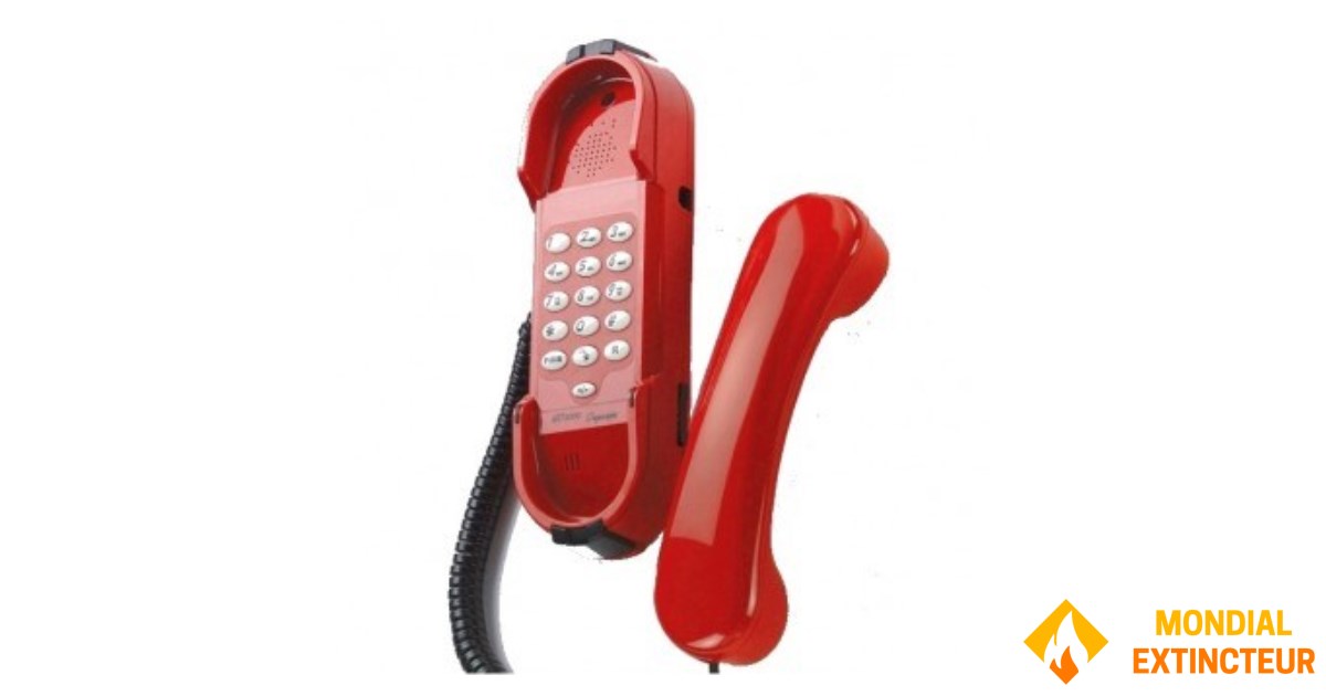 Analogue emergency telephone with keypad