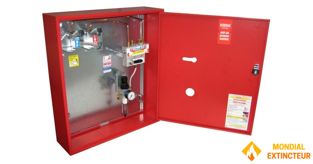 CO2 BOX 500g max - O/F + ventilation function - Glazed door
