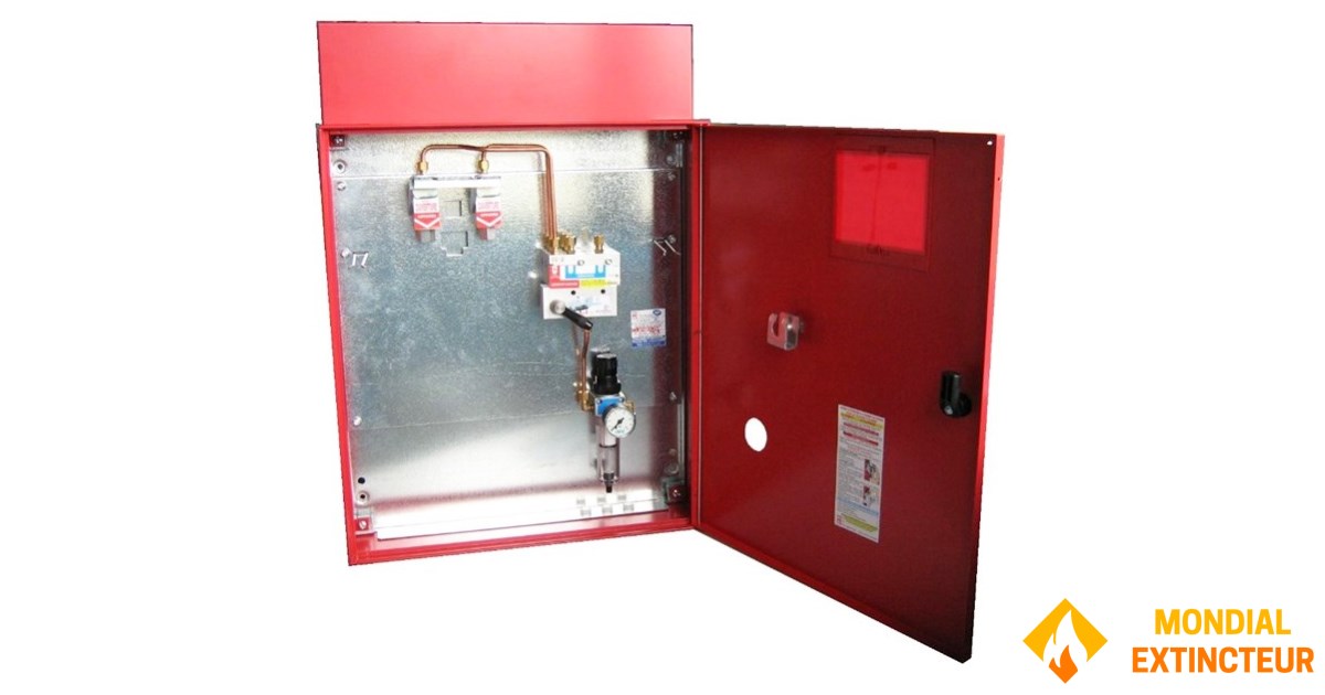 CO2 BOX Bizone "2xOS" 500g max + ventilation function - Glazed door