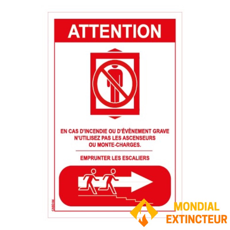 Legal lift instructions - A5 format