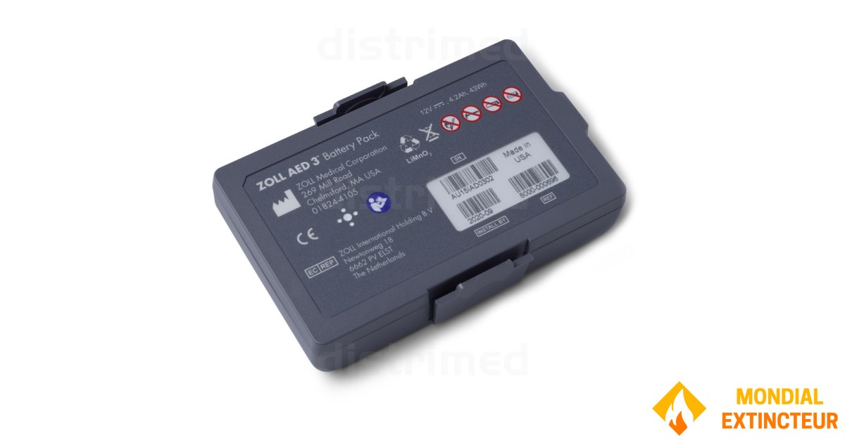 Lithium battery for ZOLL AED 3 defibrillator