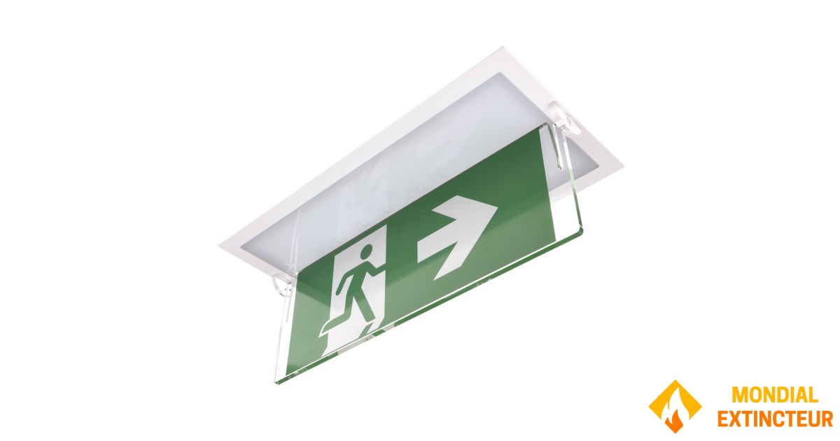 Recessed ceiling label holder Model "XENA FLAT"