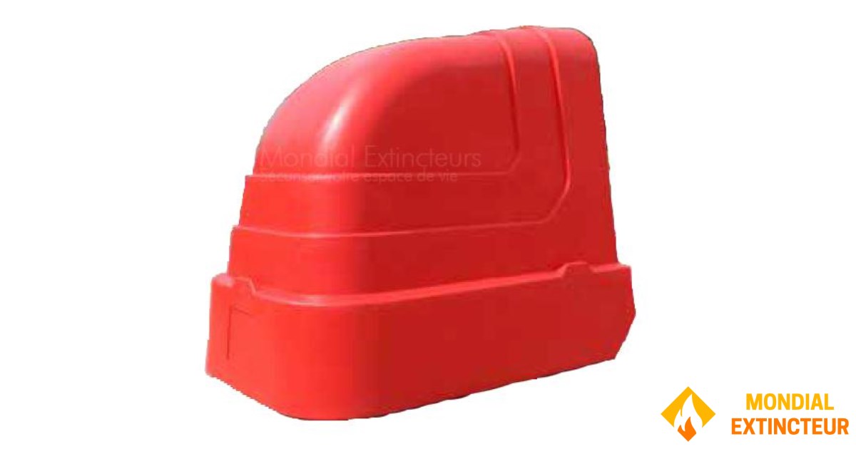 Shelter for wheeled extinguisher