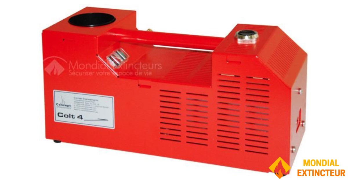 Smoke generator for training and testing - Radio control