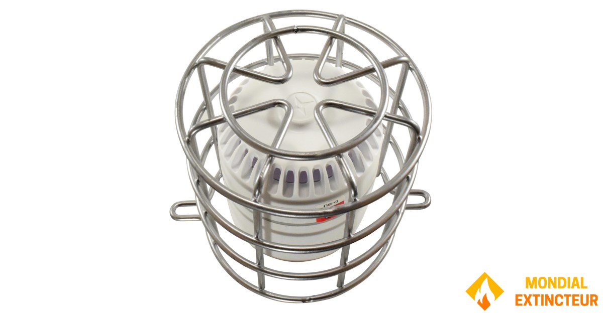 Grille ronde protection pour diffuseurs sonores et/ou visuels