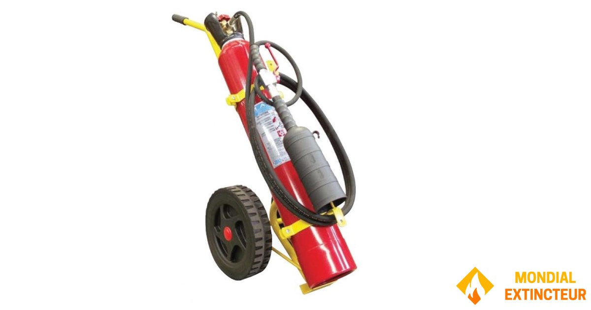 10 kg talpos CO2 gesintuvas ant ratukų - ANAF prekės ženklas